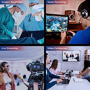 UNISHEEN USB 3.0 HDMI SDI Video Capture Card, Broadcast Game Live Stream, HDMI to USB 3.0 Dongle HD 1080P Live Streaming Video Game Grabber Converter Free Driver(UC3200HS)