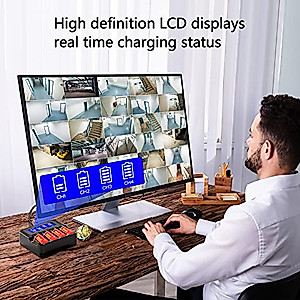 Arlo Batteries Rechargeable 123A, EaseBuy 12-Pack 800mAH ICR17335 NiMh Rechargeable Batteries for Arlo VMS3130 VMC3030 VMK3200 VMS3330 3430 3530 Cameras, August Pro WiFi, Alarm System, Flashlight