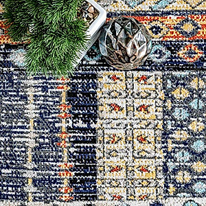 nuLOOM Taliyah Bohemian Fringe Indoor/Outdoor Area Rug, 8' x 10', Multi