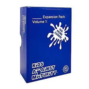 Kids Against Maturity Expansion Pack #1, Card Game for Kids and Families, Super Fun Hilarious for Family Party Game Night (Core Game Sold Separately)