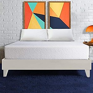 EARLY BIRD Essentials 10 Inch Gel Memory Foam Mattress, California King, Dual Layer Comfort