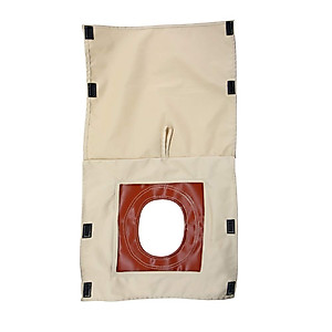 PlayDo Heavy Duty Fire Resistant Round Stove Jacket Hole Pipe Vent for 4 Season Camping Tent (4"(10.16cm))