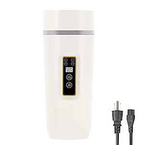 Travel Electric Kettle, 4 Temperature Settings Small Portable Kettle for Fast Boiling Water, Electric Mini Coffee Kettle 304 Stainless Materials, Auto Shut-Off & Boil Dry Protection, BPA-Free 350ml