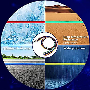 Silicone Stranded Wire Automotive Wire 16 Gauge Jumper Wire Electronic Tinned Copper Hook up Wire 6 Colors 10Ft Each 16AWG Electric Wire from Fermerry