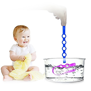 Toy Straps for Baby, 5 Pack Silicone Pacifier Clips Toddler Bottles Harness Holder for Stroller,Highchair,Crib,Shopping Trolley,Cars,Bags