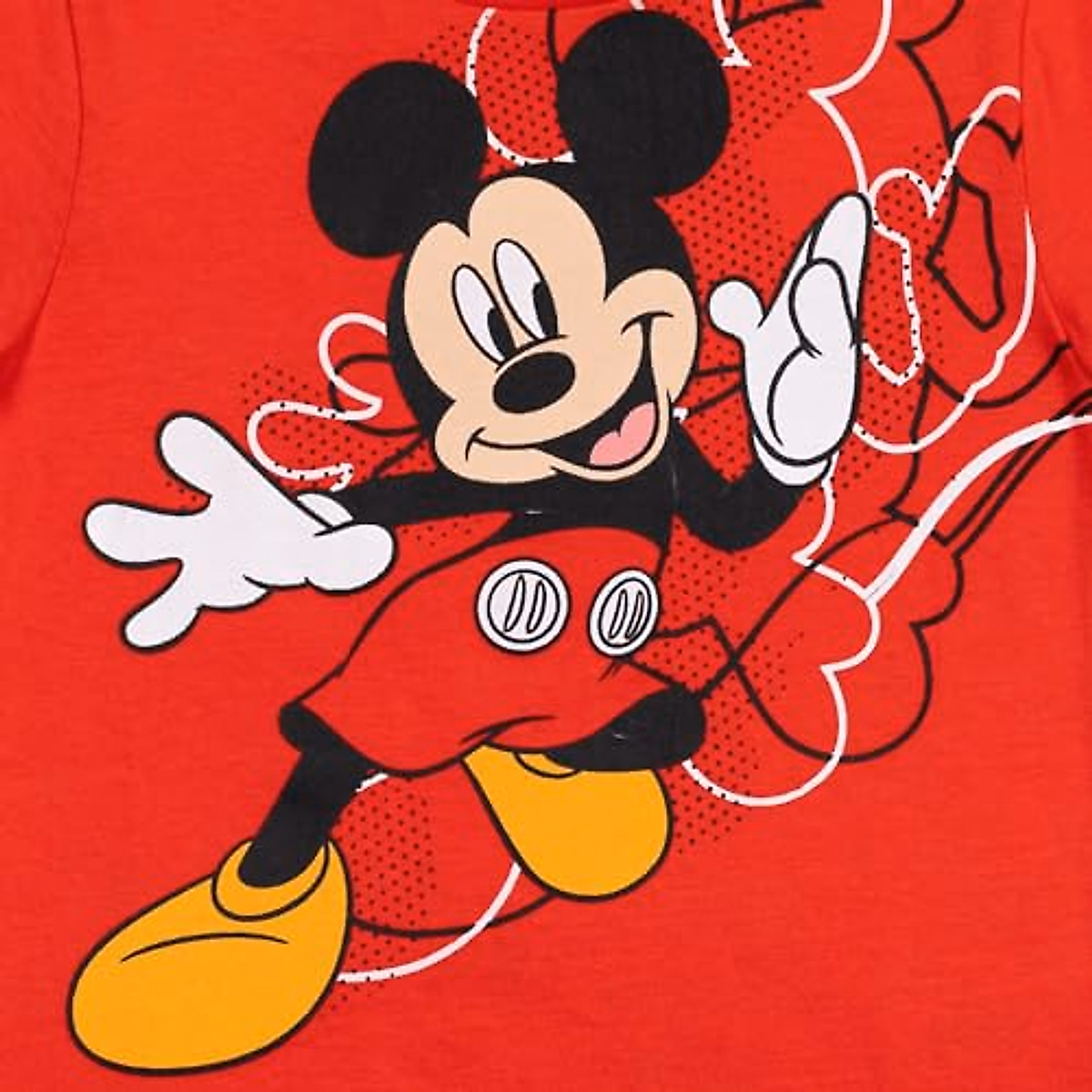 Disney Puppy Dog Pals Mickey Mouse Infant Baby Boys 4 Pack T-Shirts Multicolor 18 Months