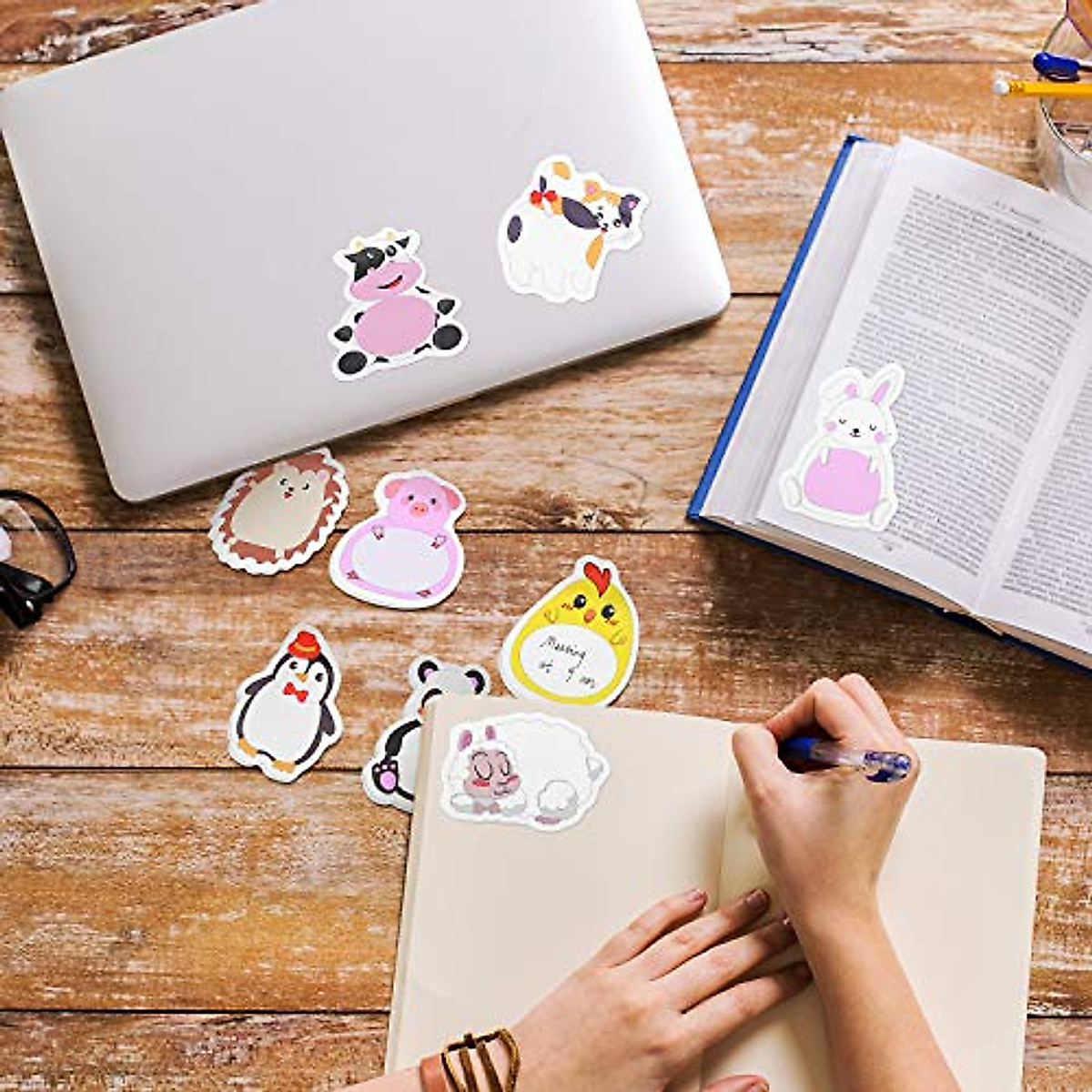 Cute Cartoon Animal Sticky Notes – 30 Sets for Home & Office