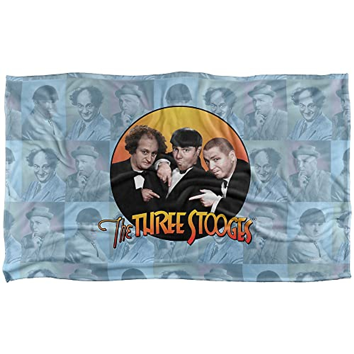 Three Stoofes Portraits Silky Touch Super Soft Throw Blanket 36" x 58"