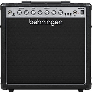 Behringer HA-40R 40 Watt Guitar Amplifier with 2 Independent Channels, VTC Tube Modeling, Reverb and Original Bugera 10" Speaker