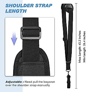 2 Pieces Shoulder Strap Trimmer Strap Adjustable Universal Leaf Blower Shoulder Harness Easy Release Strap String Trimmer Replacement Parts for Weeder, Leaf Blower, Multi Head System and All Types