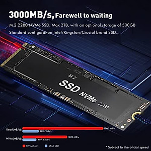 TRIGKEY AMD Ryzen 7 Mini PC, 5800H (Up to 4.4 GHz) 8Core 16Thread S5 Gaming Mini Desktop, Micro Computer, 32GB | 1TB, Small Gaming PC Supports 4K Triple Displays, WiFi 6+BT5.2, USB3.2/3.0