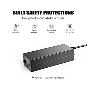 KFD Jackery 500 Adapter for Jackery Portable Power Station Explorer 160 240 300 500 550 E160 E240 E300 E500 E550 167Wh 240Wh 293Wh 518Wh Lithium Battery Charger with 3M/10FT Jackery Extension Cable