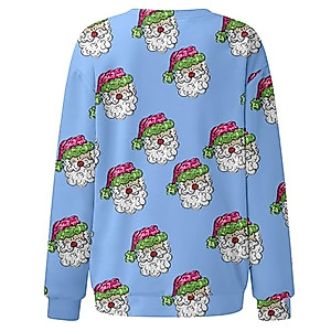 Christmas Shirts for Women Halloween Crewneck Christmas Shirt Shirts Shirts Knitwear Pullover Jumper Tops Hooded Sweaters Plus Size 3/4 Cuffed Sleeve Grey Leggings Cargo Pants Women high Waist