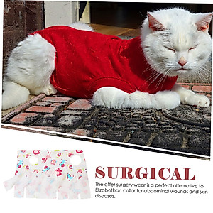 DOITOOL Puppy Collars Small Dog Clothes Dog Collars for Small Dogs Puppy Clothes Dog Collar for Puppies Small Cat Collar Puppies Collars Pet Clothes Recovery Suit Breathable Clothing