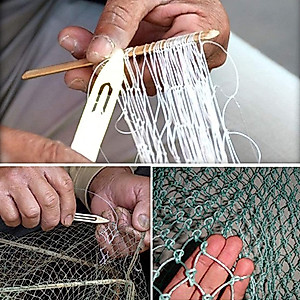 Fishing Netting Needle Shuttles Net Repair Needle Kit - 7/21pcs Cast Net Needles Fishing Net Sewing Needles Size 3 4 5 6 7 8 9