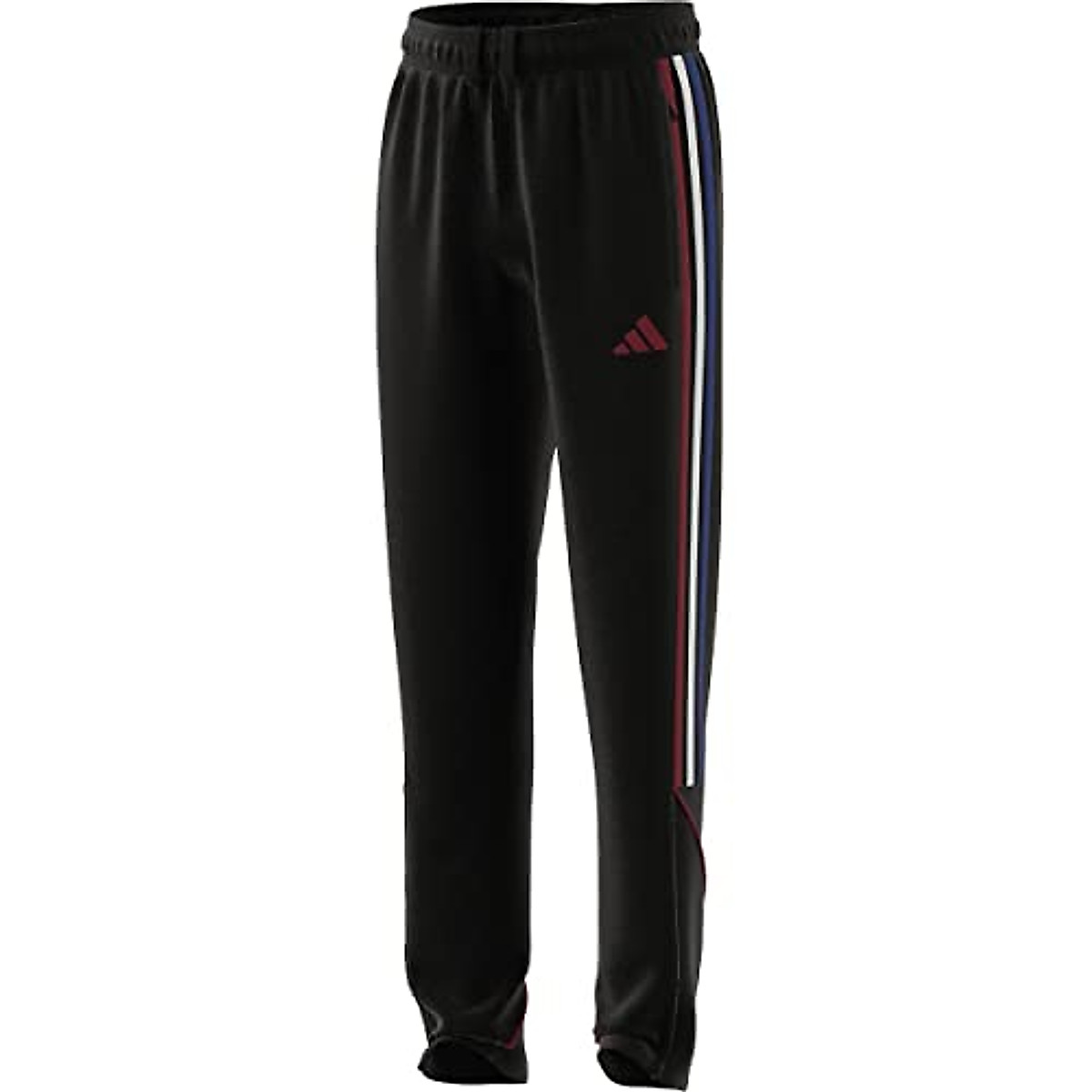 adidas Kids' Tiro Pants, Black/Team Power Red, Small