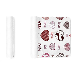 My Little Nest Hand Towels for Bathroom Happy Valentine's Day Heart Sketch Absorbent Small Bath Towel Soft Kitchen Towels Fingertip Towel for Guest and Bar 30 x 15 inch