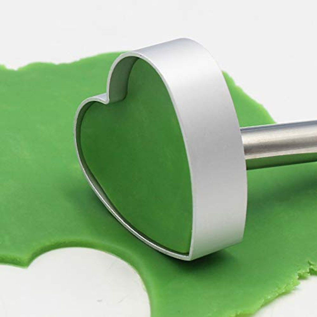 HELYZQ Pineapple Cake Stainless Steel Biscuit Mould,10pcs Square Rectangle Ellipse Heart Pineapple Flower Shape Pie Cake Cookie Mold Biscuit Cutter Stamp Press Cutting Tools