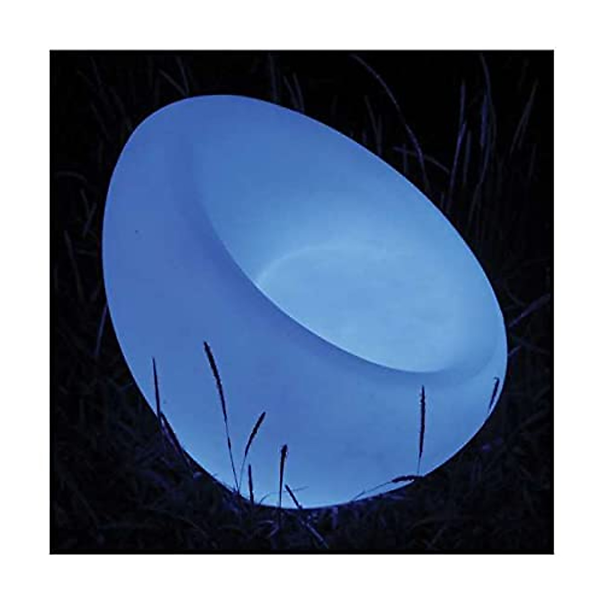 Ibiza: 26 Inch Color Changing LED Light Bucket Chair; Wireless, Waterproof and, Rechargeable Outdoor Chair for Patio, Pool or Bar