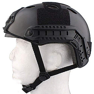 ATAIRSOFT PJ Type Tactical Paintball Airsoft Fast Helmet Black