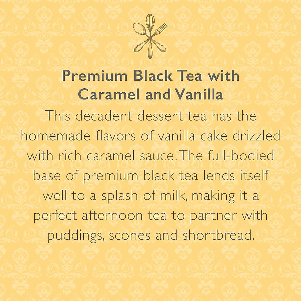 The Republic of Tea Downton Abbey Mrs. Patmore's Pudding Tea, 36 Tea Bags, Caramel Vanilla Black Tea