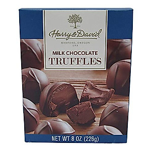 Harry and David Milk Chocolate Truffles, 8 Ounce Gift Box