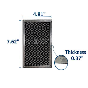 2-Pack Air Filter Factory Replacement For 5230W1A002A Charcoal Carbon Filters