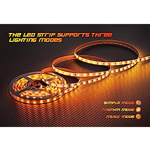 CubiCubi Flame Gaming Desk 50.4” with LED Strip & Monitor Stand, L Shaped Computer Desk Carbon Fiber Surface Gaming PC Table