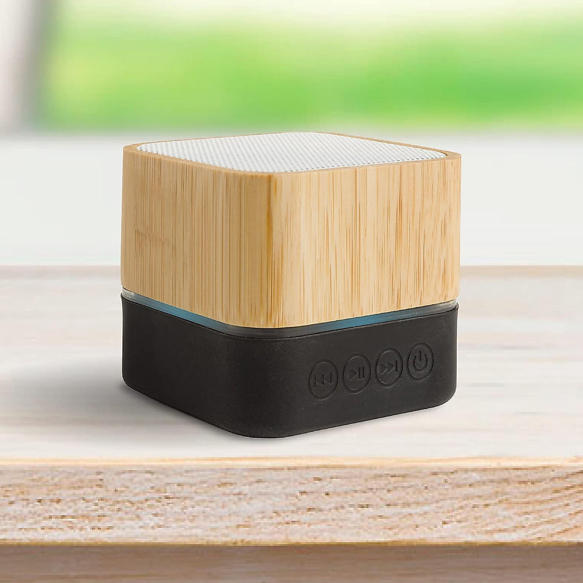 C-SLIDE Mini Wooden Bluetooth Speaker & Wooden Cellphone Amplifier Stand