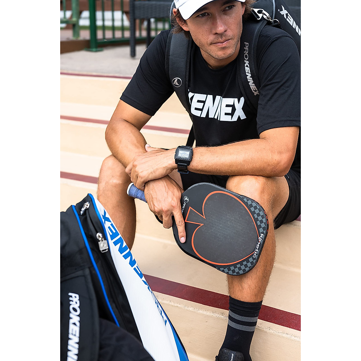 PROKENNEX Black Ace Pro - Pickleball Paddle with Toray 700 Carbon Fiber Face - Comfort Pro Grip - USAPA Approved