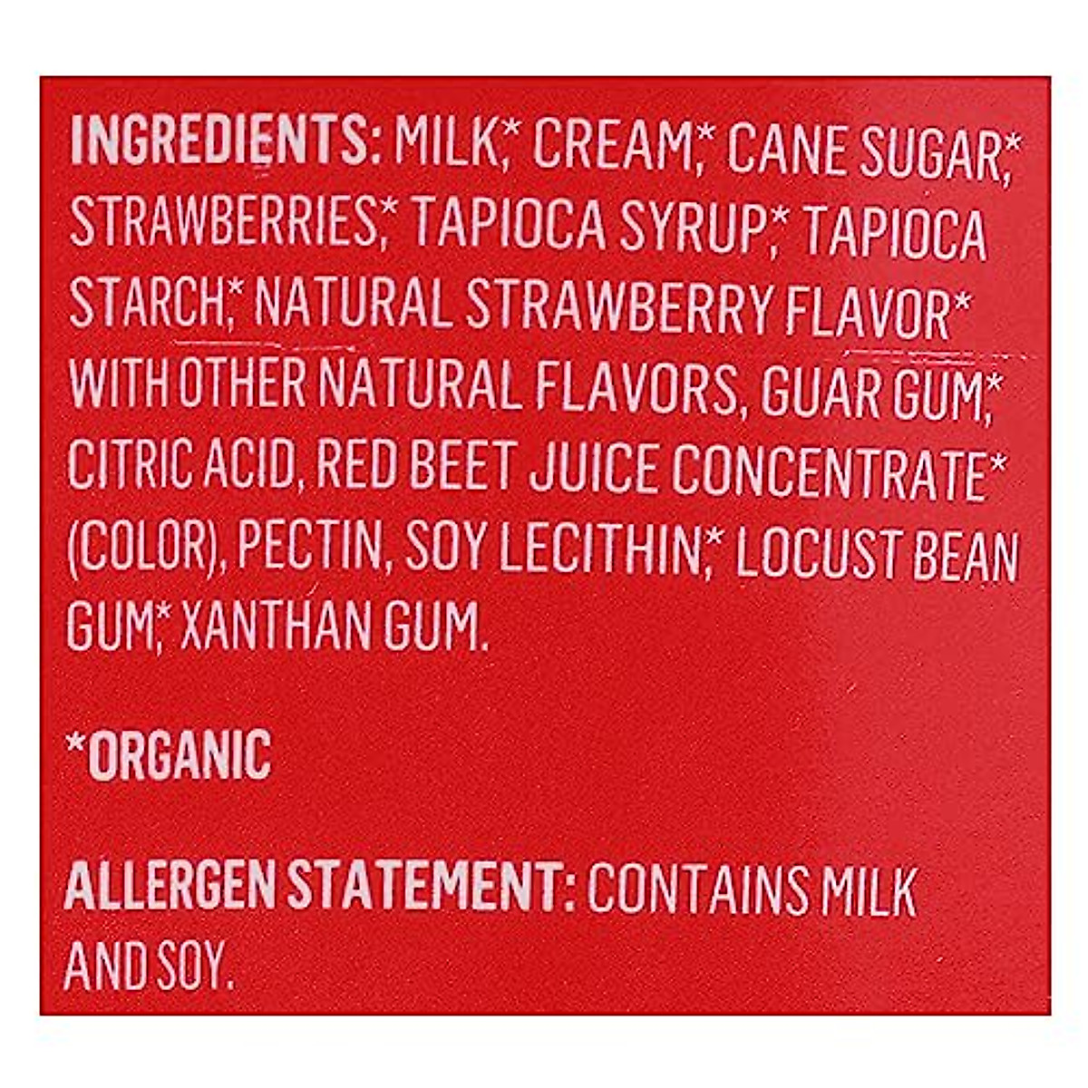 Alden's, Organic Strawberry Ice Cream, 48 oz (Frozen)