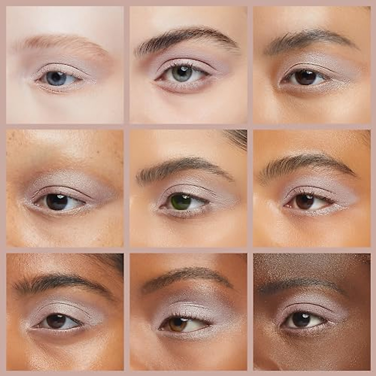 LUXAZA Cream Single Eyeshadow Stick with Blending Brush, Hypoallergenic Eye Shadow Stick Makeup, Pro Waterproof & Long Lasting Eye Brightener Stick, Eyeshadow Pencil Crayon Matte #86