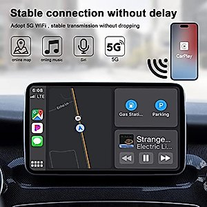 Wireless CarPlay - Wired CarPlay Convert Cars Wireless CarPlay，Wireless CarPlay Adapter，Apple CarPlay Wireless Adapter，Wireless Fast and Easy Use Fit for Cars from 2015 & iPhone iOS 10+(White)