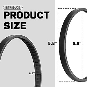 TonGass (2 Pack) Bandsaw Rubber Tires Replacement (650721-00) Compatible with Dewalt DWM120 A02807 DCS374 DW328K