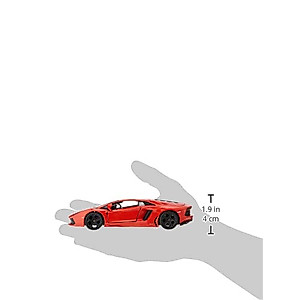 Maisto Lamborghini Aventador LP 700-4 Diecast Vehicle (1:24 Scale), Metallic Orange