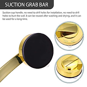 Cabilock 1pc Suction Handrail Bathroom Handrail Shower Bars Handicap Grab Bars Bathtub Safety Rail Kitchen Hand Rest The Injury Safety Handle Plastic Elder Advanced Door Handle