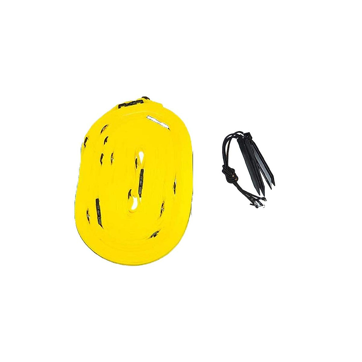 United Volleyball Supply 2" Pro Adjustable Boundary Lines (Hand Winders Not Included) (Yellow)