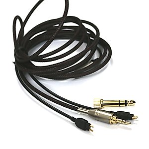 NewFantasia Replacement Audio Upgrade Cable Compatible with Sennheiser HD525 HD545 HD565 HD580 HD600 HD650 Headphones Black 3.1meters/10feet