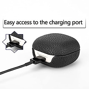 Cover Case for Samsung Galaxy Buds 2 Case，Galaxy Buds Pro Case Galaxy Buds Live Case,Genuine Leather case Complete Protection Against Scratches, Bumps, Anti-Shock and Anti-Slip