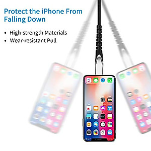 KINPS MFI Certified (10ft/3m) USB C to Lightning Fast Charging Cable Compatible with iPhone 12/11/11Pro/11 Pro Max/XS MAX/XS/XR/X, Supports Power Delivery(for Use with Type C Chargers), Black