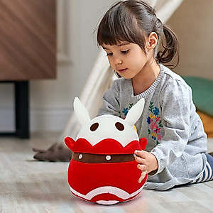 Qleewei 11.8 Inches Plush Bouncing Bomb Ball Stuffed Plushie Toy Game Bombs Plushies Doll Pillow for Cosplay Props Fans