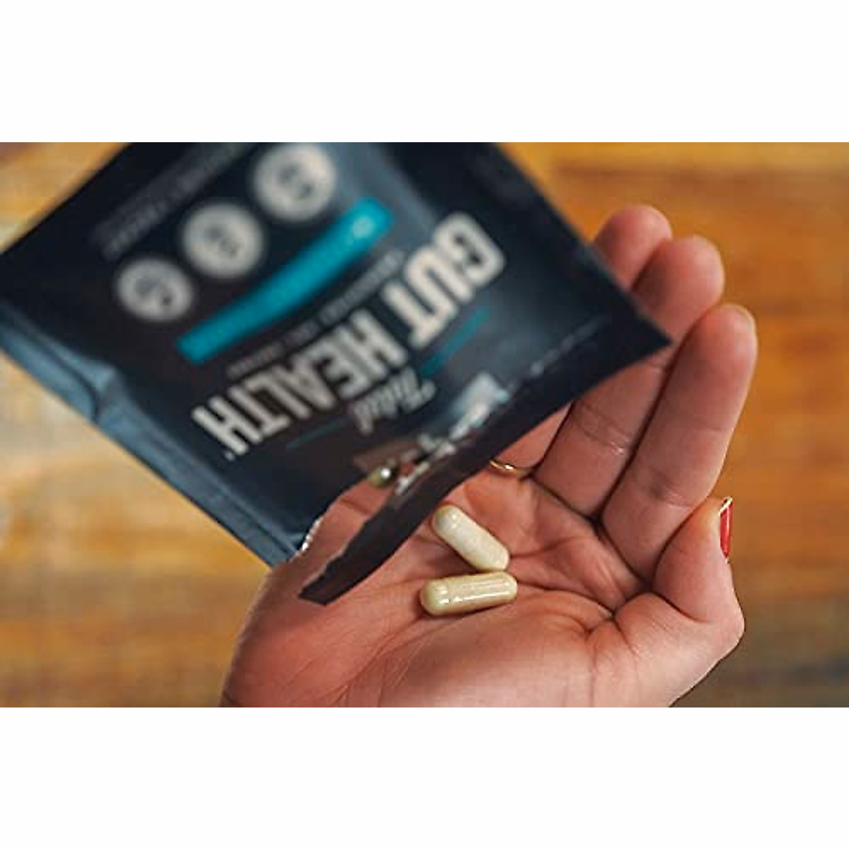 ONNIT Total Gut Health - Complete Probiotics & Digestive Enzyme Supplement for Women & Men | 5 Strains of Probiotics, Prebiotics, Enzymes, Betaine HCL