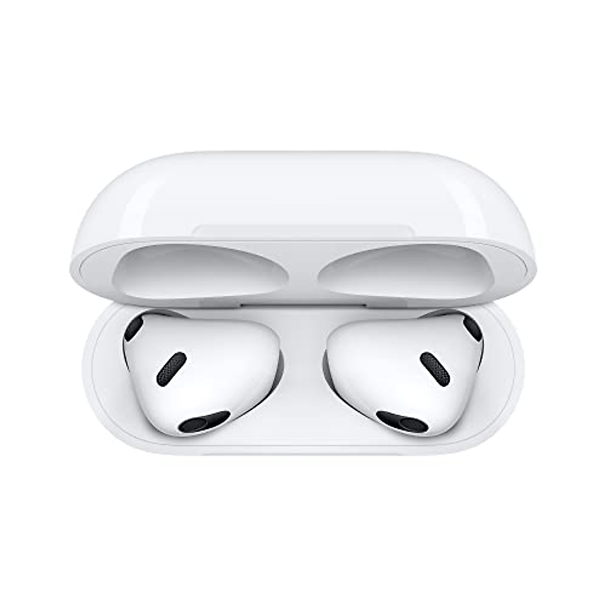 Apple AirPods (3rd Generation) Wireless Earbuds with Lightning Charging Case. Spatial Audio, Sweat and Water Resistant, Up to 30 Hours of Battery Life. Bluetooth Headphones for iPhone