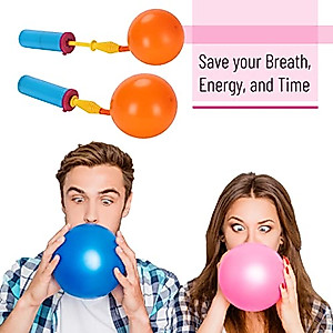 Mr. Pen- Balloon Pump Handheld, 2 Pack, 2-Way Dual Action Ballon Pump Inflater Portable, Baloon Pumping, Air Pump for Balloons, Balloon Inflator, Balloon Blower Pump, Balloon Hand Pump, Baloon Blow Up