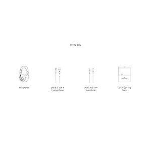 MASTER & DYNAMIC MH40 Wireless Over Ear Headphones - Noise Isolating with Mic - Professional Studio Headphones with Bluetooth Capability