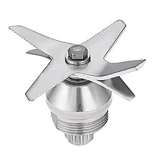 Hicello Wet Blade Assembly, Stainless Steel Blender Replacement Parts, Six Blades Blender Blade Compatible with Vitamix 1151,1152