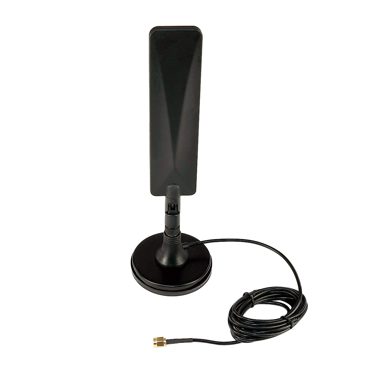 Proxicast 4G/LTE Universal Wide Band 5 dBi Omni-Directional Paddle Antenna + SMA Magnetic Base for Cisco, Cradlepoint, Digi, MoFi, Pepwave, Sierra Wireless and Many Others (ANT-120-007-MAG-2PK)