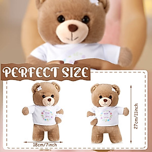 Deekin Broken Arm Gifts for Kids Get Well Soon Bear Stuffed Animal Gifts Bear for Kids Adult with Broken Arm After Surgery Soft Bandage Plush Bear 10 Inches (Get Well Soon)