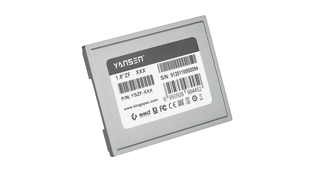 KingSpec Yansen 128GB ZIF SSD for Old Laptops & Media Players