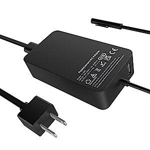 Surface Pro Charger,Powbcsic 44W Microsoft Surface Charger Supply for Surface Pro X 7 6 5 4 3,Surface Laptop,Surface Go & Surface Book,Surface Laptop Charger
